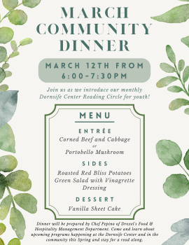 Drexel University - Event Details View - MARCH COMMUNITY DINNER